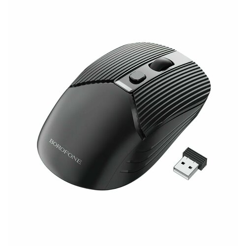 Мышь беспроводная BOROFONE BG5 Business USB, 2.4ГГц черный