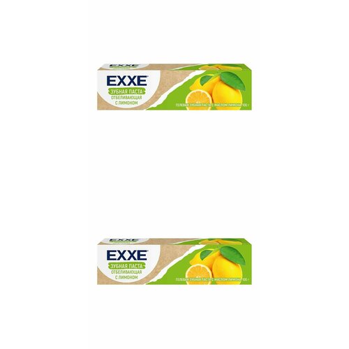 EXXE Зубная паста Отбеливающая с Лимоном, 100г, 2 шт