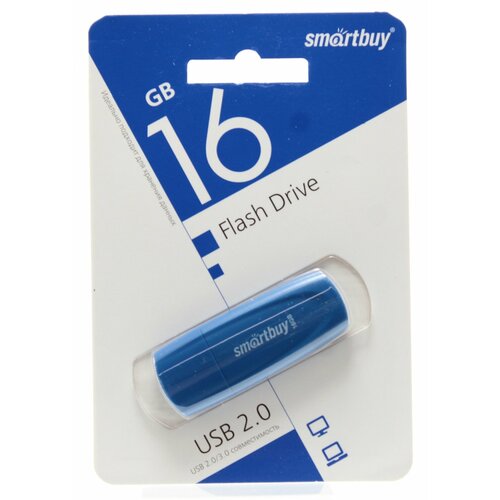 Флешка 16 ГБ USB Smartbuy Scout Blue