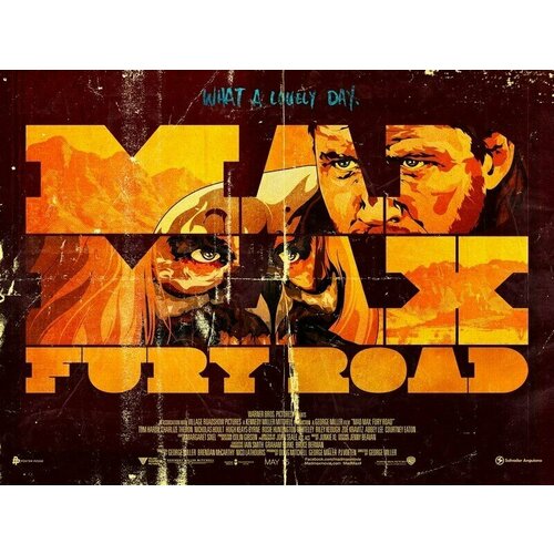 Плакат, постер на холсте Безумный Макс: Дорога ярости (Mad Max Fury Road), Джордж Миллер. Размер 21 х 30 см