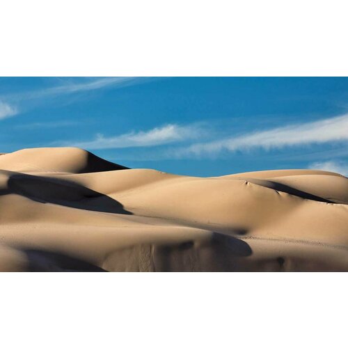 Картина на холсте 60x110 Альянс Лес "Пейзаж песок пустыня дюны" на подрамнике / интерьер/ декор