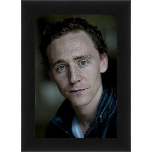 Плакат, постер на холсте Том Хиддлстон. Thomas Hiddleston. Размер 21 х 30 см