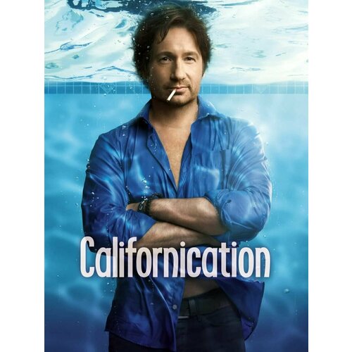 Плакат, постер на холсте Блудливая Калифорния (Californication, сериал, 2007-2014г). Размер 30 на 42 см