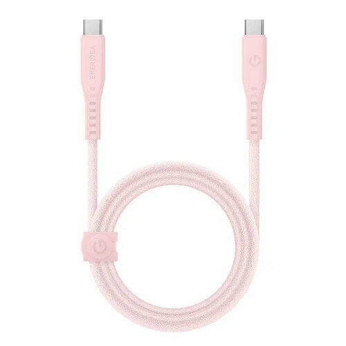 Кабель EnergEA FLOW USB-C to USB-C PD240W 5A Pink 1.5 метра (CBL-FLCC-PNK150M)