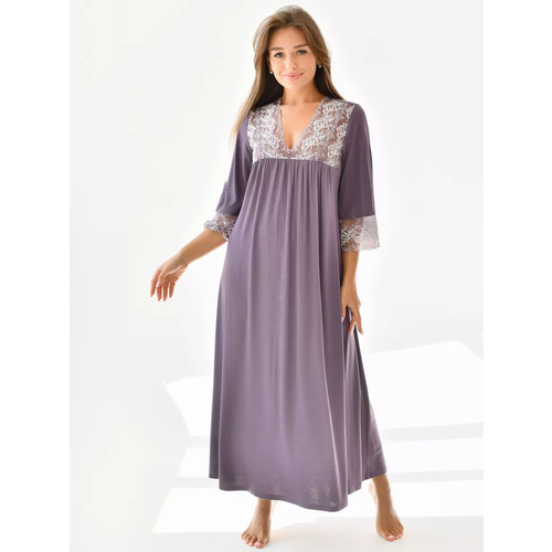 Сорочка  Текстильный Край, размер 66, фиолетовый