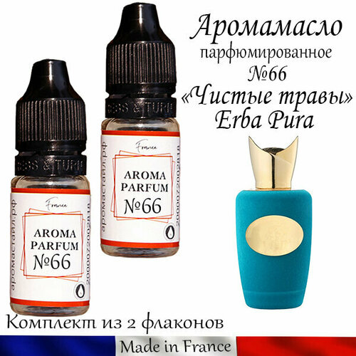 Аромамасло (заправка, эфирное масло) №66 "Чистые травы" Erba Pura