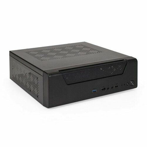 Exegate EX294021RUS Корпус Desktop ExeGate FL-102-TPS400 (mini-ITX, БП TPS400 с вент. 8см, 2*USB + 1*USB3.0, аудио, черный)