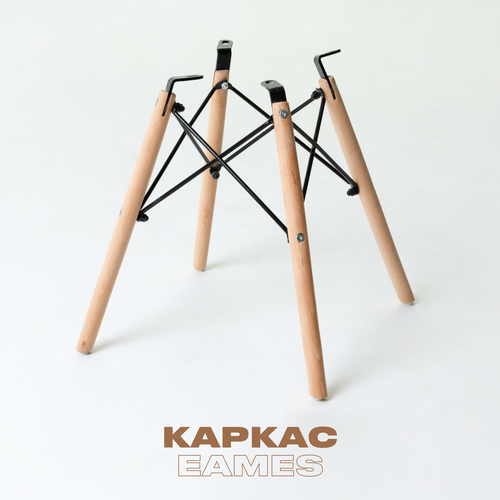 Ножки мебельные деревянные с фурнитурой для стула Eames