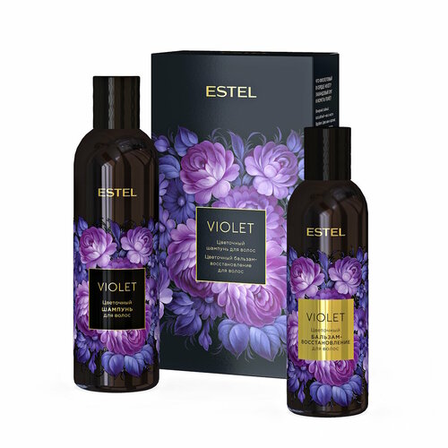 Подарочный набор VIOLET для ухода за волосами ESTEL PROFESSIONAL цветочный 250+200 мл