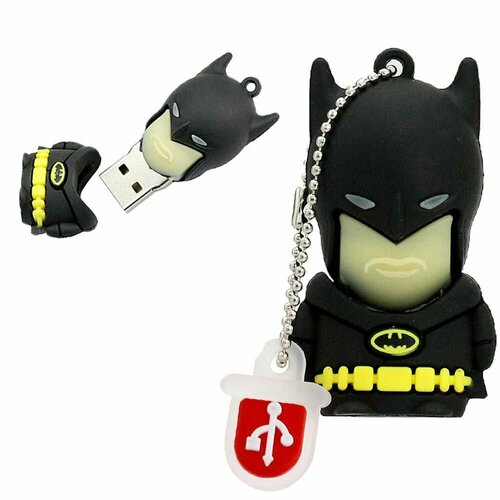 USB Флешка Бетмен черный 64 ГБ