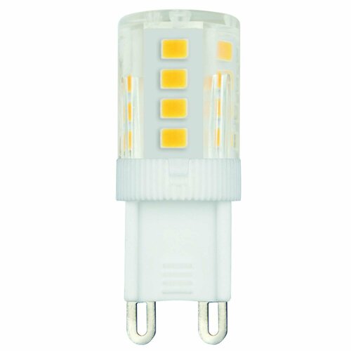 Лампа светодиодная Volpe JCD G9 220-240 В 4.5 Вт кукуруза прозрачная 400 лм нейтральный белый свет