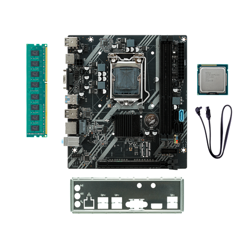 Материнская плата H61 LGA 1155, Intel Core i5-3470, DDR3-8 GB