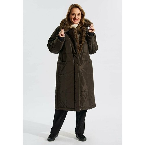 Куртка  D'IMMA fashion studio Мелони, размер 44, коричневый