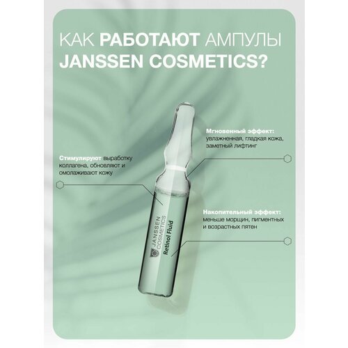Janssen Cosmetics, Сыворотка от прыщей с ретинолом флюид для лица, 1х2 мл