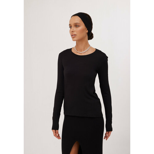 Лонгслив WOOLOOK, размер XS/S, черный
