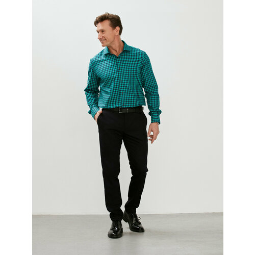 Рубашка Dave Raball, размер 43 182-188, зеленый