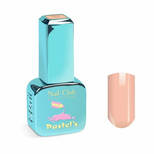 Nail Club professional Эмалевый гель-лак для ногтей с липким слоем PASTEL'S 1019 Peaches 13 мл