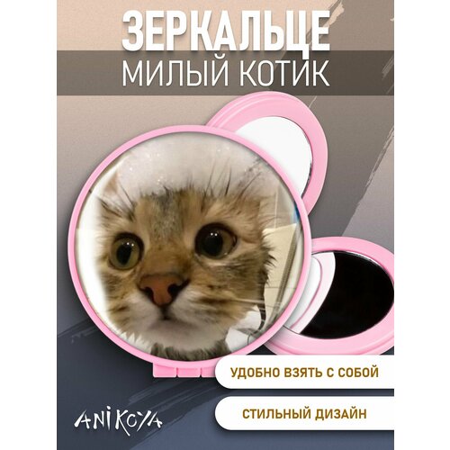 Зеркальце "Милые котики" мем