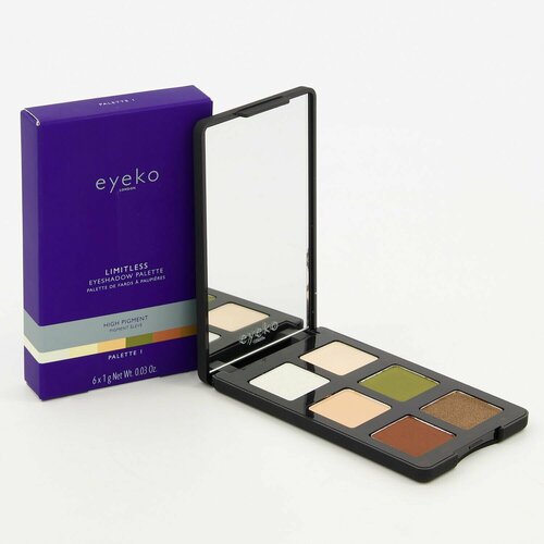 Eyeko Limitless Eyeshadow Palette High Pigment- Палетка теней для век 6 x 1g