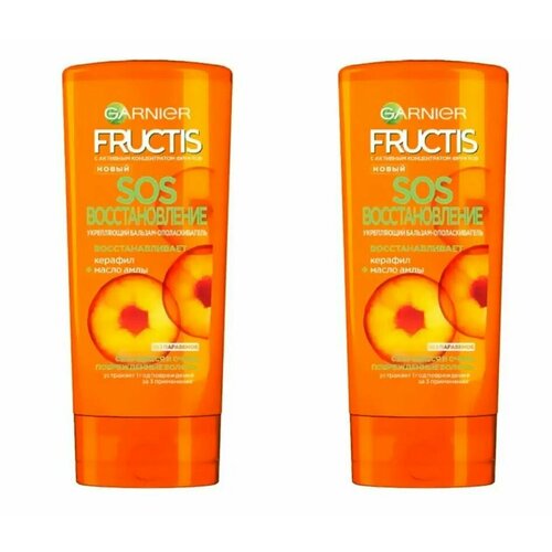 Garnier Бальзам-ополаскиватель Fructis SOS Восстановление, 200 мл, 2 штуки