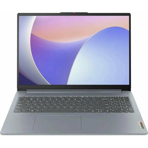 Ноутбук Lenovo IdeaPad Slim 3 15AMN8 (AMD Athlon Gold 7220U 2.4Ghz/8Gb LPDDR5/SSD 256Gb/AMD Radeon Graphics/15.6"/IPS/FHD (1920x1080)/DOS/gray/WiFi/BT/Cam)