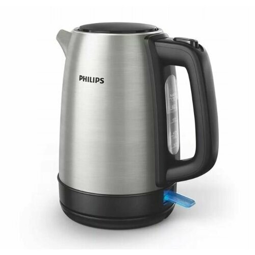 Чайник электрический Philips HD9350/90 2200 Вт, серебристый/черный