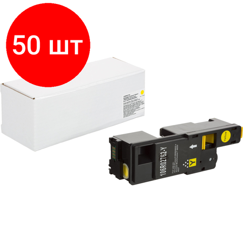 Комплект 50 штук, Картридж лазерный Retech 106R02762 жел. для Xerox 6020/6022/6025/6027