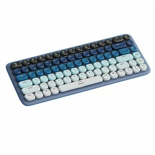 Клавиатура механическая беспроводная UGREEN KU101 FUN Bluetooth + Mechanical Keyboard USB-C синяя