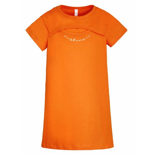 Школьное платье ИНОВО, размер 104, оранжевый