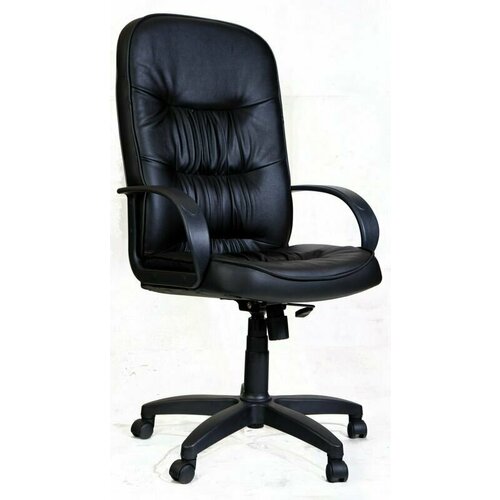 Компьютерное кресло Евростиль Рио ультра офисное, обивка: искусственная кожа, цвет: черный