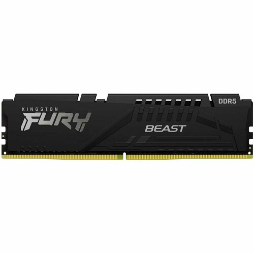 Модуль памяти 16GB Kingston DDR5 6000 DIMM FURY Beast Black AMD