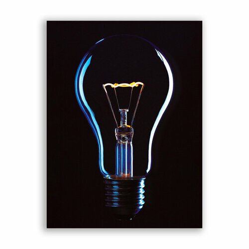 Постер, плакат на бумаге / Электричество / Размер 60 x 80 см