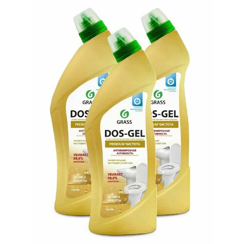 Универсальный чистящий гель DOS GEL Premium, 750 мл, 3 шт