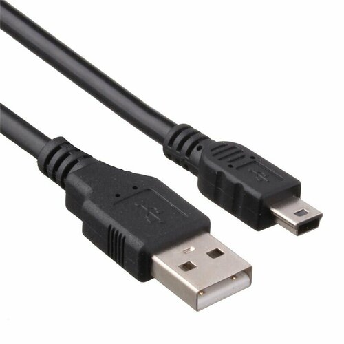 Кабель 1.5m USB AM/mini, черный, 4PH-R90118