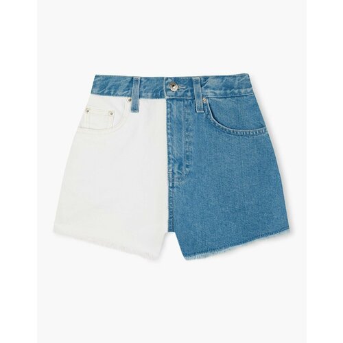 Шорты Gloria Jeans, размер 10-12л/146-152, синий, белый