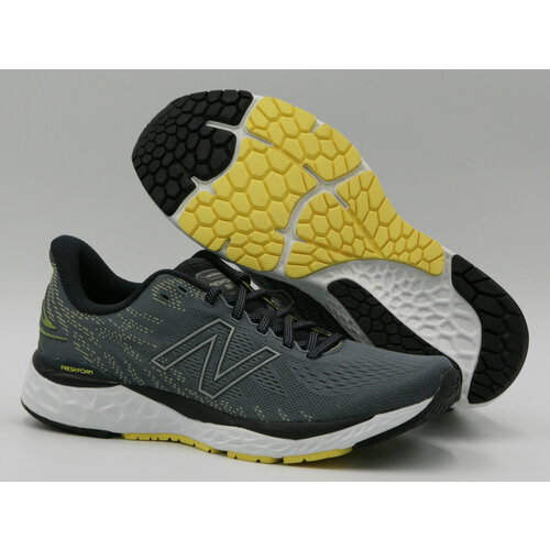 Кроссовки New Balance Fresh Foam 880, полнота B, размер 10,5 US, серый