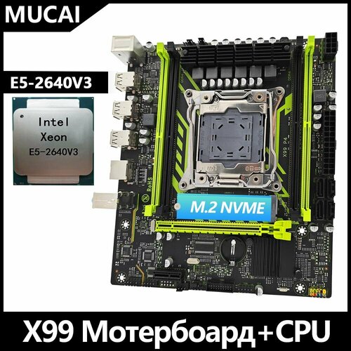 Главная панель MUCAI Intel X99-P4X1 LGA2011-3 E5-2640 V3