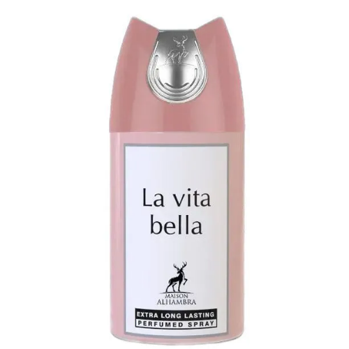 MASION AL HAMBRA, Дезодорант-спрей La Vita Bella, парфюмированный, женский, 250 мл