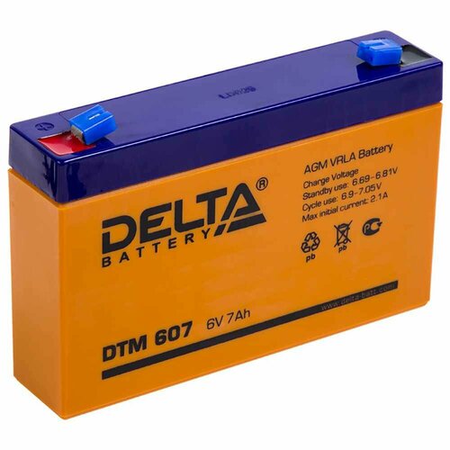 Аккумулятор Delta 6 В 7 А/ч