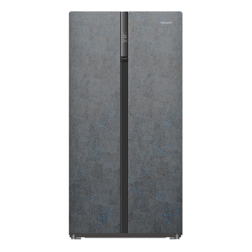 Отдельностоящий холодильник с инвертором Weissgauff WSBS 500 Inverter NoFrost Rock Glass