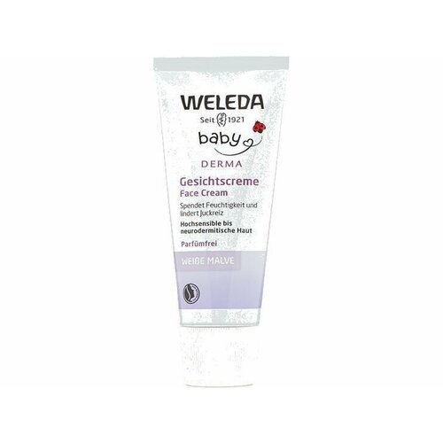 Крем для гиперчувствительной кожи лица с алтеем Weleda White Mallow Facial Cream