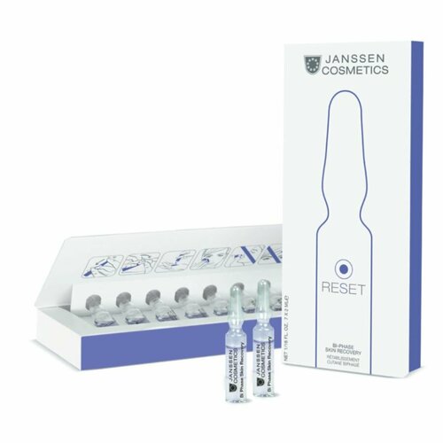 Janssen Cosmetics, Сыворотка для лица в ампулах для регенерации кожи Bi-Phase Skin Recovery 7x2 мл.
