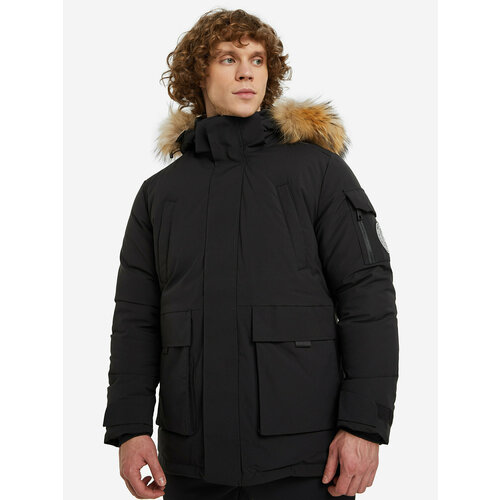 Парка Camel Men's jacket, размер 46, черный