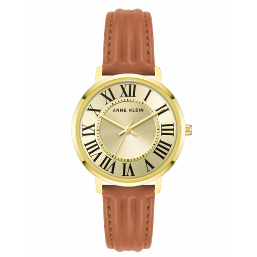 Наручные часы ANNE KLEIN Leather 3836GPHY, желтый
