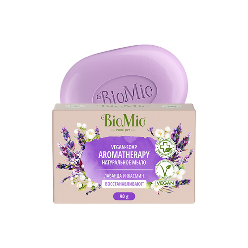 BioMio Bio-Soap Натуральное мыло Жасмин и эфирное масло Лаванды 90 г 1 шт