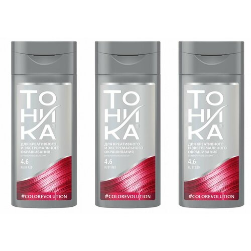 Тоника Color Evolution оттеночный бальзам, 4.6 Ruby Red, 3 шт