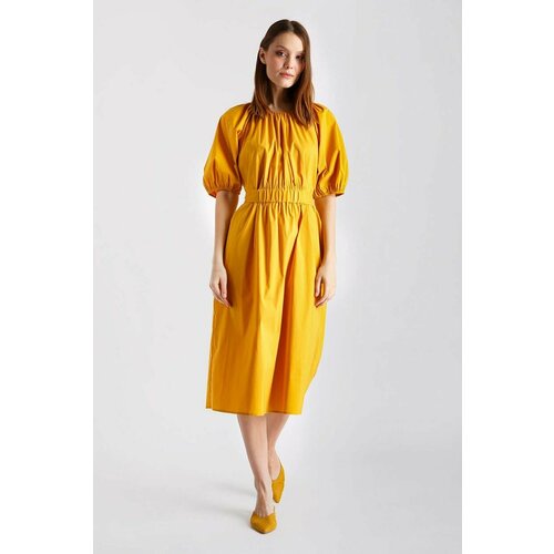 Платье Baon, размер 52, желтый