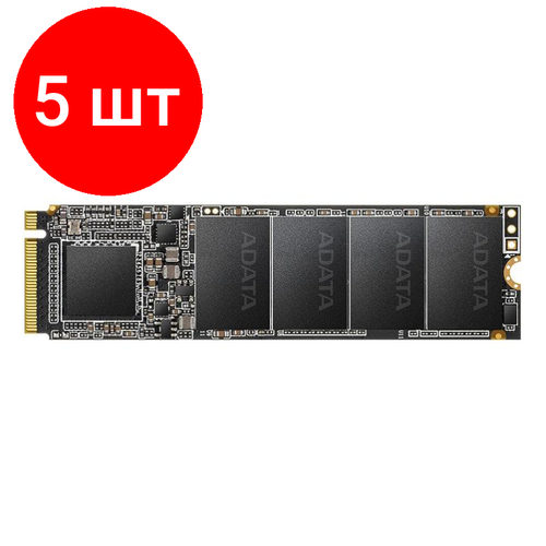 Комплект 5 штук, SSD накопитель ADATA PCI-E x4 128Gb M.2 2(ASX6000LNP-128GT-C)