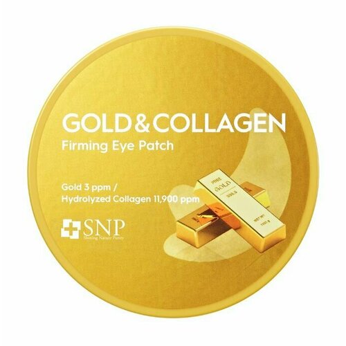 Гидрогелевые патчи для области вокруг глаз с 24К золотом и коллагеном Snp GoldCollagen Firming Eye Patches