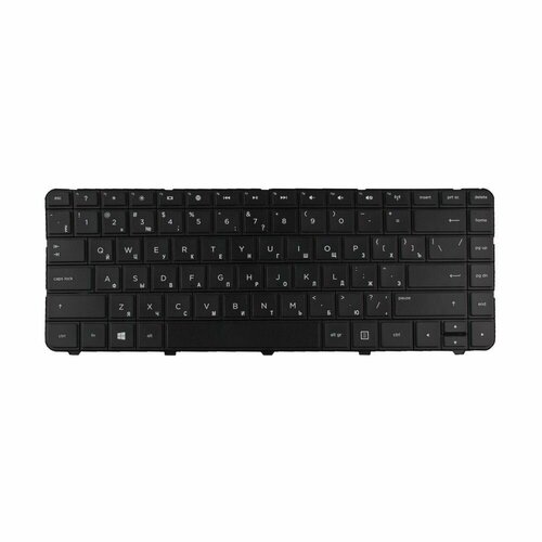 Клавиатура (keyboard) для ноутбука HP G6, G6-1000, G4, без рамки, черная